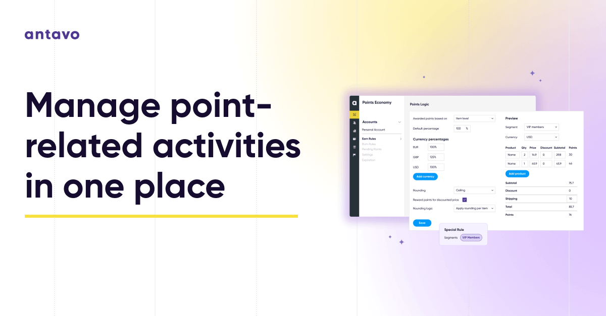 Points Economy | Antavo